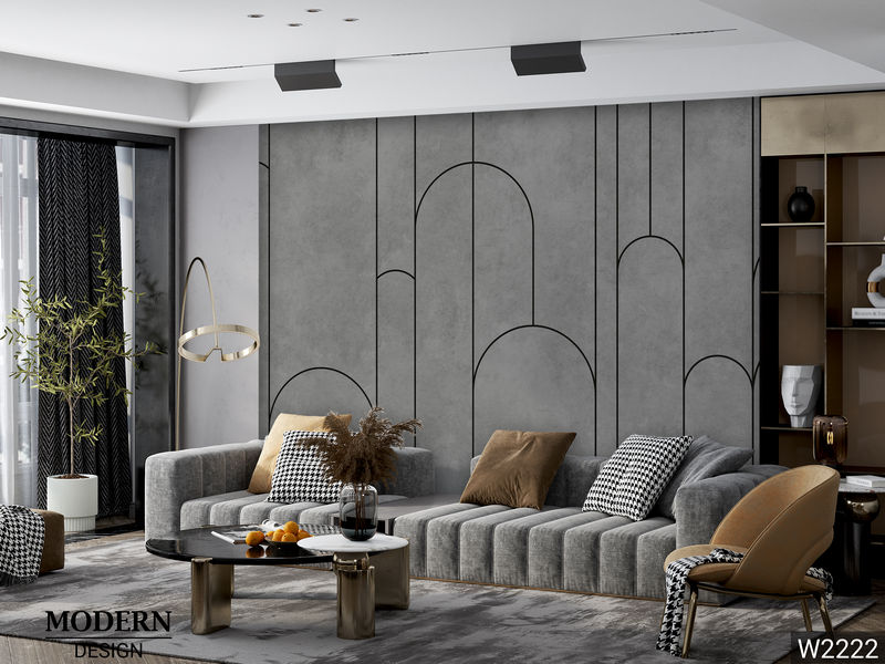 W2222 : ICON נגרות וחיפויים מתקדמים טפט קיר מודרני